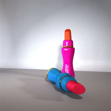 립스틱 튜브 3d 모델 8 3ds Obj Unknown Free3d