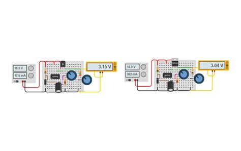 Circuit Design Voltage Regulator Via Zener Opamp Transistor Tinkercad
