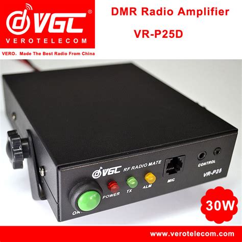Watts Digital Dmr Tier II Dstar C FM P Nxdn Mobile Radio Vr P D Dmr And Power Amplifier