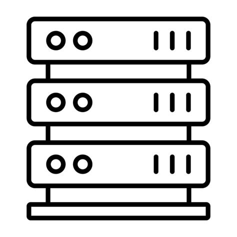 Premium Vector Server Vector Illustration Style