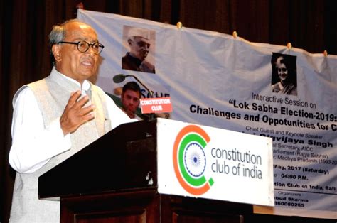 Digvijay Singh Raises EVM Issue