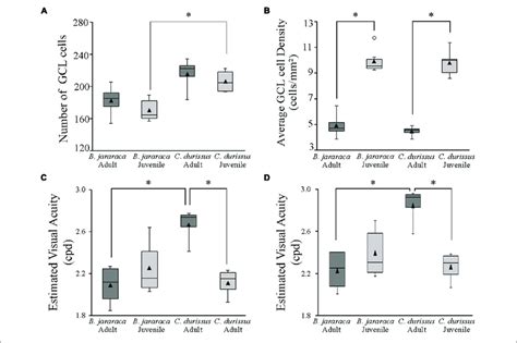 Boxplot Representations Of The Medians Thick Black Lines And