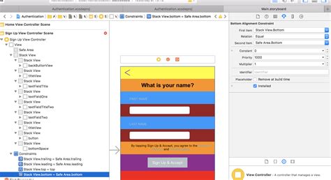 Ios Setting Constraints To Uistackview Stack Overflow
