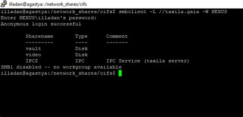 unable to access cifs smb shares from linux works in windows cifs
