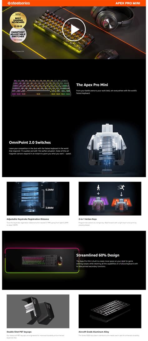 STEELSERIES APEX PRO MINI EN