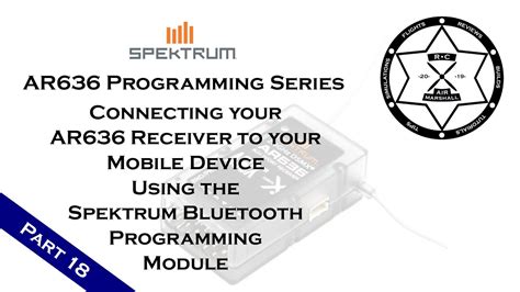 Spektrum AR Programming Series Part Connecting To Your AR