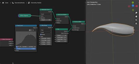 Extrude Mesh Along Curve With Geo Nodes Modeling Blender Artists