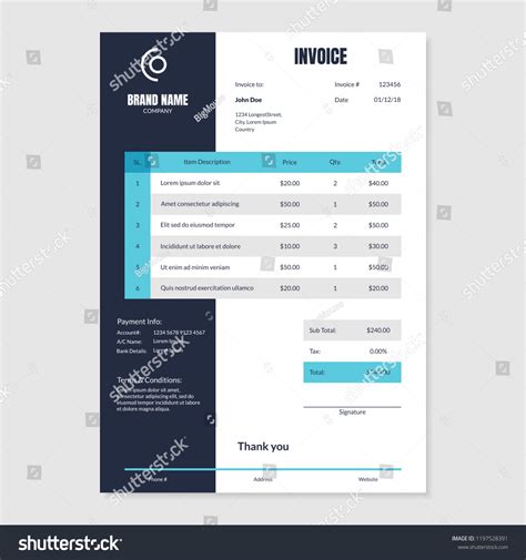 Invoice Sheet Images Stock Photos Vectors Shutterstock