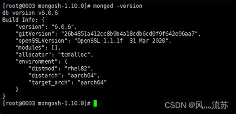 国产麒麟系统kylinos server v10 sp2安装mongodb6 0版本 麒麟系统安装mongodb csdn博客