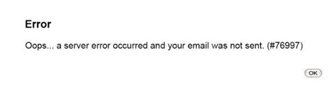Repairing A Server Error Occurred And Your Email Was Not Sent Gmail Error Windows Bulletin