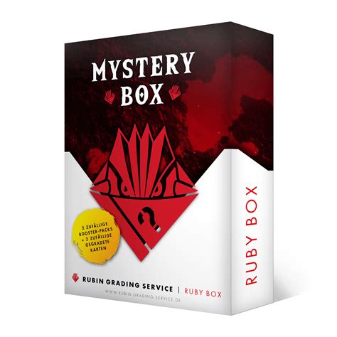 Mystery Box Ruby Box Booster Gegradete Karten