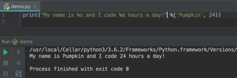 strings in python code pumpkin