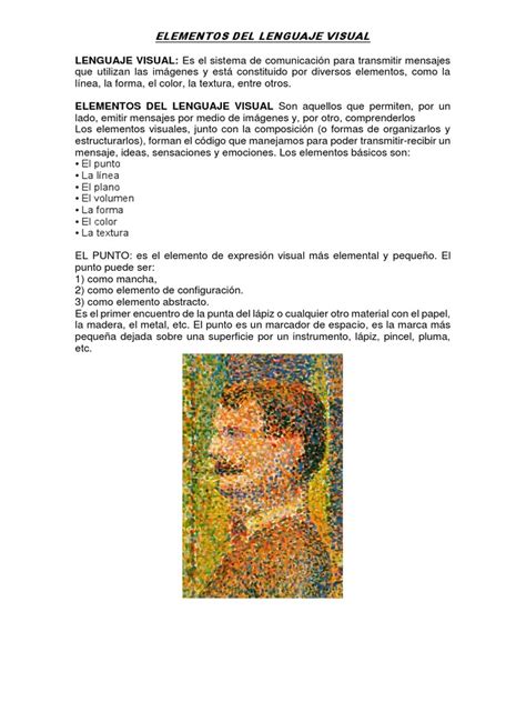 Elementos Del Lenguaje Visual Ites Pdf Color Blanco