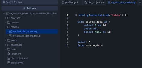 新機能 Snowflakeアカウント内でdbtの開発実行ができるdbt Projects on Snowflakeがパブリックプレビューとなりました DevelopersIO