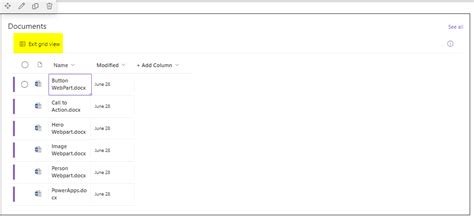 Document Library Web Part In SharePoint Online