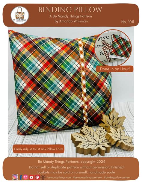 Pillow Sewing Patterns Be Mandy Things