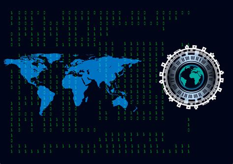 Graphics Design Hitech Circuit Cog Style Connect Technology Network Communication Vector