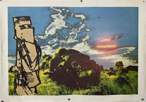 Lot Sidney Robert Nolan Australia 1919 1992 Last Sunrise Photosilkscreen Ed 19 86