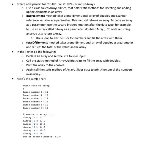 Solved O Create New Project For This Lab Call It Lab9