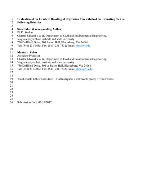 pdf evaluation of the gradient boosting of regression trees method on