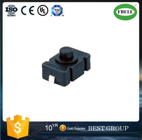 Self Locking Electric Torch Push Button Switch Rocker Switch Switch And Connector