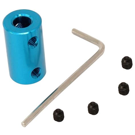 6 6mm Aluminum Flexible Shaft Coupling Rigid Coupl Vicedeal