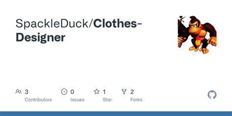 GitHub SpackleDuck Clothes Designer