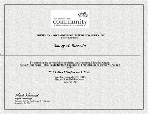 Social Media Cai Certification Pdf Real Estate Industry Industries