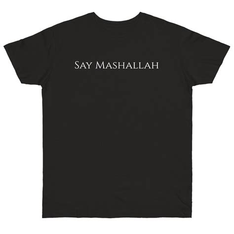 Say Mashallah T Shirt Etsy
