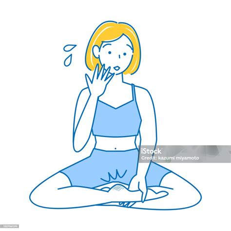 피부 관리 스킨 케어에 의해 발바닥과 슬픈 일러스트 벡터에 금이 발 뒤꿈치와 귀여운 여자 그녀의 발의 발 뒤꿈치가 건조하고 금이