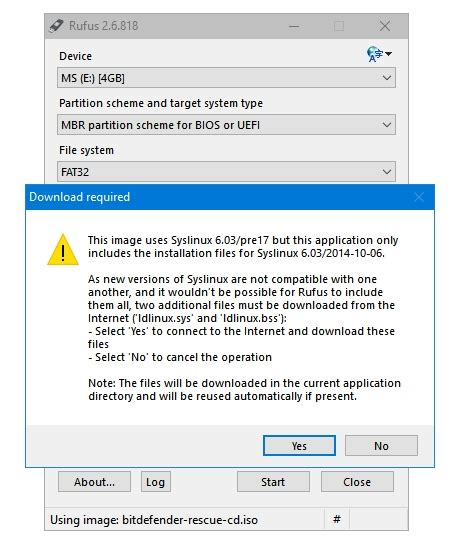 Can I Run Bitdefender Rescue Iso Syslinux Pilotmoney