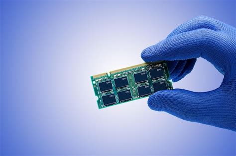 Premium Photo Electronic Engineer Hand Holding Modern Computer Chip