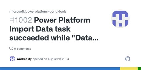 power platform import data task succeeded while data import failed