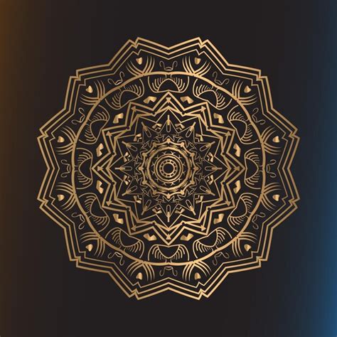 premium vector circular pattern in form of mandala