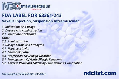 Fda Label For Vaxelis Injection Suspension Intramuscular Indications Usage And Precautions