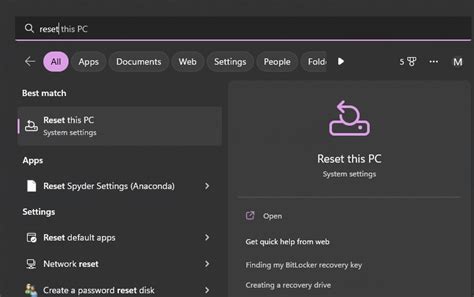 Windows After Resetting The Pc And Keeping The Personal Files I