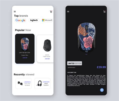 Logitech App Shop Figma