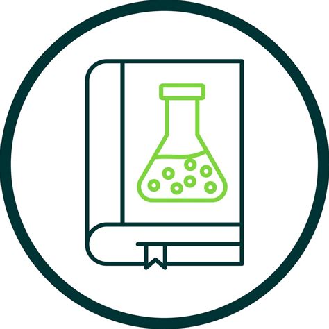 Science Book Line Circle Icon 42826219 Vector Art At Vecteezy