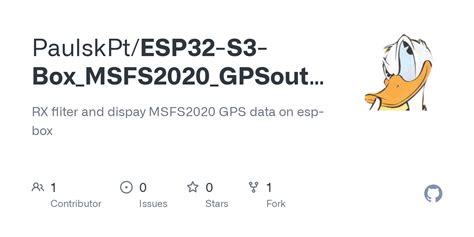 github paulskpt esp32 s3 box msfs2020 gpsout gprmc and gpgga rx