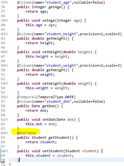 Hibernate One To One Relationship Using Annotations Bidirectional