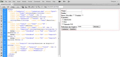 Formulários HTML FATEC Nameless