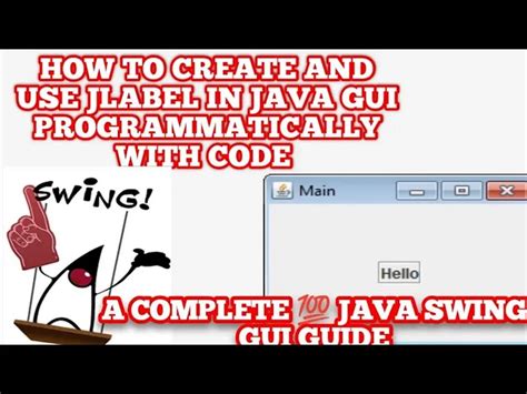 Label Control In Java NetBeans Java Label JLabel Java Java Swing
