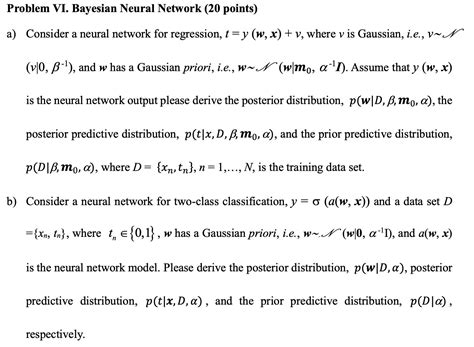 Solved Problem Vi ﻿bayesian Neural Network 20 ﻿pointsa