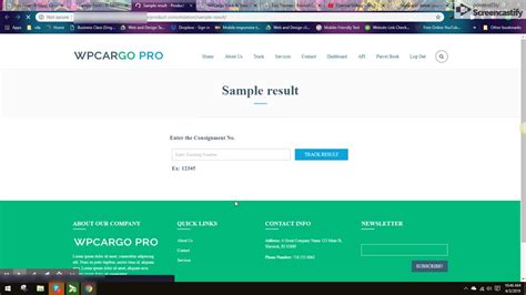 Shortcodes Included With Wpcargo Track And Trace Youtube