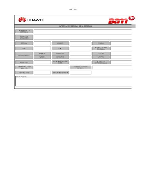 Xls As Built Digitel Fiv Nombre De La Celda Mes AÑo Dokumentips