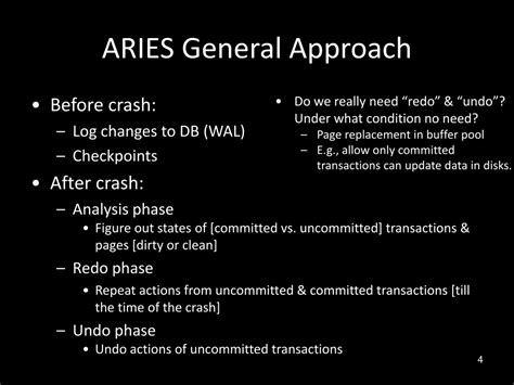 Ppt Aries Algorithm For Recovery And Isolation Exploiting Semantics Powerpoint Presentation