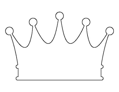 A Line Drawing Of A Crown