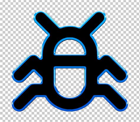Bug Icon Insect Icon Malware Icon Png Clipart Bug Icon Electric Blue