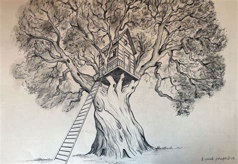 Students Two Point Perspective Artwork By Preethi Singh