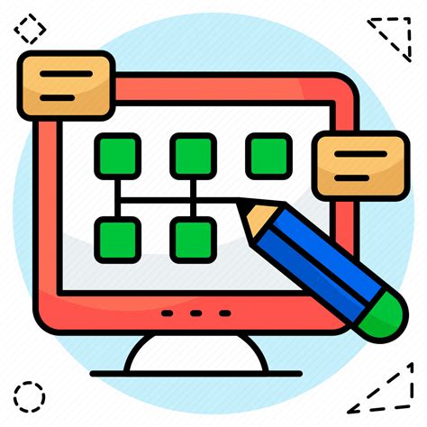 Sitemap Flowchart Flow Diagram Hierarchy Algorithmflat Icon
